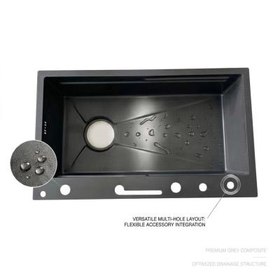 China 24 Inch Drop-In Double Bowl Kitchen Sink 50/50 SUS304 22 Gauge with Drain Strainer for sale