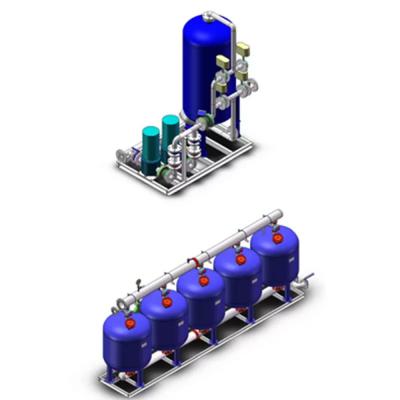 China Intelligent Backwash Sand Filter High Efficiency Filtration for Circulating Water Systems for sale