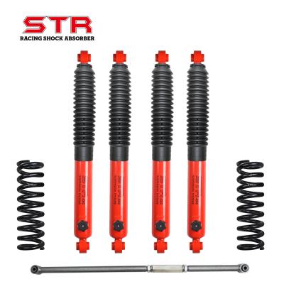 China Offroad Oil Filled Shock Absorbers MVQ Bushing 4x4 Oil In Shock Absorbers for sale