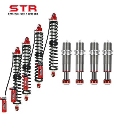 China 2 Way Twin Coilover Shock Adjustable Aluminum 16 Inch Coil Over Shocks for sale