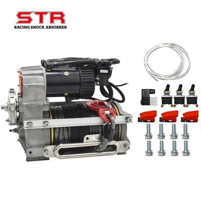 China 1400W 12V Twin Motor Winch 20000LBS 4x4 Recovery Dual Motor Winch for sale