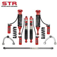 China Mitsubishi Pajero Sport 7075 Aluminum Body Piggyback Shock with 24 Stage Compression for 4x4 Lift Kits for sale