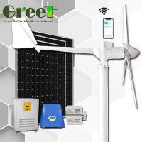 China 1KW 5KW GREEF Energy Low Noise Horizontal Axis Wind Turbine Power System Complete Kit for sale