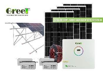 China 48-240V Output Voltage Off Grid Solar System Within Ground Mounting for sale