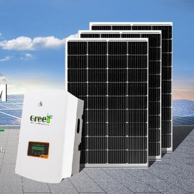 China 1kW-100kW Capacity On Grid Solar Power System with Design for sale