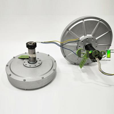 China 200w 1kw 3kw 5kw 48v 100rpm 200rpm High-Performance Disc Coreless Permanent Magnet Alternator For Wind Turbine Use for sale