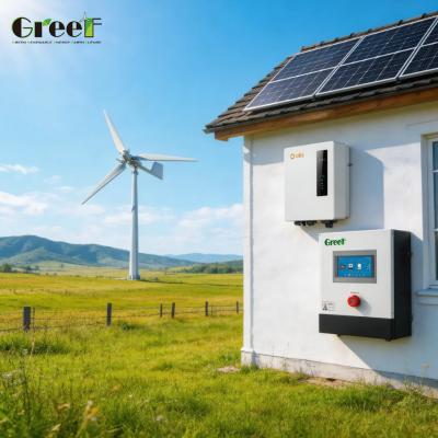 China 4000m Operating Altitude 95% Efficiency Hybrid Solar System Wind-Solar Hybrid Generator for On-grid And Off-grid Applications for sale