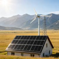 China Net Metering Grid Tied Solar System with Ground Mounting and IP66 Protection for Reliable Outdoor Power Generation for sale