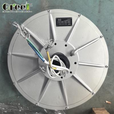 China Low Cut-In Wind Speed Coreless Permanent Magnet Generator with Sub-0.1N.M Start Torque for All-Condition Wind Operation for sale