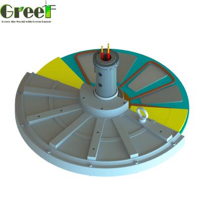 China High Efficiency Disc Coreless Permanent Magnet Generator 100RPM 200RPM for sale