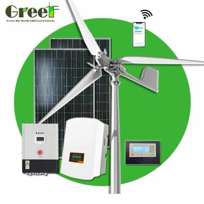 China 5000w Pitch Control Wind Turbine Low Start Speed High Output for sale