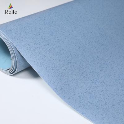 China Waterproof Marble Heterogeneous PVC Flooring UV Coating Relle Flooring for sale