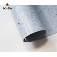 China Relle Blue and White Granite Homogeneous Antibacterial Vinyl Flooring Roll with PUR Coating for sale