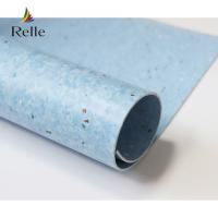 China Relle Blue and White Granite Homogeneous Antibacterial Vinyl Flooring Roll with PUR Coating for sale
