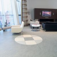 China White Gray Vinyl Floor Mat Roll Heterogeneous Vinyl Flooring For Oman for sale