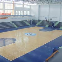 China Glue Down PVC Vinyl Roll Flooring for Basketball Court Enhances Performance and Safety for sale