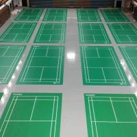 China Anti-slip PVC Vinyl Badminton Court Flooring with Glue Down Installation by Relle for sale