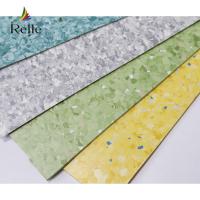 China PUR Coating Relle Stock Lot Eco-Friendly PVC Light Beige Vinyl Anti-Static Floor for Laboratory for sale