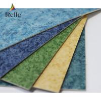 China 15m PVC Waterproof Vinyl Roll Blue Heterogeneous Sheet Flooring for sale