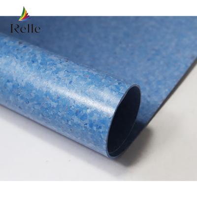 China Relle Court Homogeneous PVC Plastic Flooring Dry Back for Medical Grade Hospitals for sale