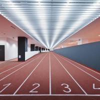China Anti Slip Rubber Athletic Flooring 1m-2m Width Rubber Basketball Court Flooring for sale