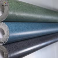 China Yellow Heterogeneous Flooring Carpet Vinyl Floor Sheet Roll 2000mm Width for sale
