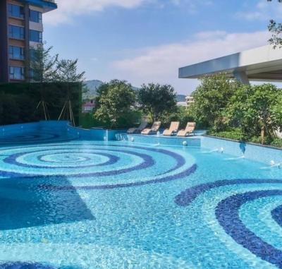 China Relle Vinyl Swimming Pool Liners Inground Blue Mosaic Custom Pool Liners for sale