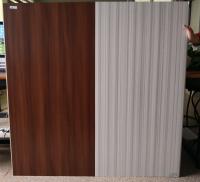 China 10mm Interior External Pvc Cladding Square Wood Effect Pvc Wall Panels for sale