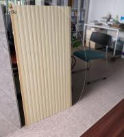 China Home Wood PVC Wall Panels 450mm-600mm Width Brown PVC Wall Panels for sale