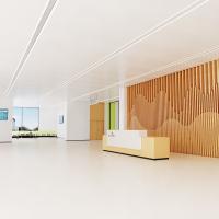 China 4mm Operating Theatre Flooring Plain Homogeneous Sheet Flooring 20m Roll for sale