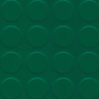 China Dark Green Rubber Coin Tiles 600x600 1000x1000 Coin Rubber Flooring Tiles for sale