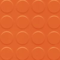 China Orange Coin Pattern Rubber Flooring Fireproof Coin Rubber Flooring Roll for sale