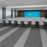 China Heavy Duty Commercial Carpet Squares 500x500mm Interlocking Carpet Tiles for sale