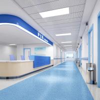 China Healthcare Facility With Homogeneous Vinyl Flooring Non-Slip Antibacterial Easy To Disinfect for sale