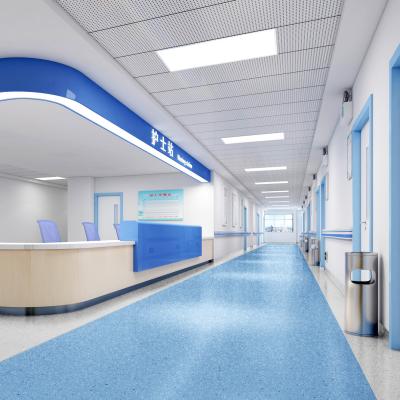 China Healthcare Facility With Homogeneous Vinyl Flooring Non-Slip Antibacterial Easy To Disinfect for sale
