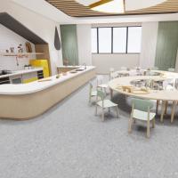 China Commercial Grade Homogeneous Flooring Formaldehyde-Free Waterproof for High-Traffic Areas for sale