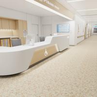 China Easy To Clean Heterogeneous Flooring For Busy Spaces Durable Stain Resistant Multi-Layer Structure for sale