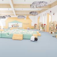 China Heterogeneous Flooring PVC Flooring Easy Maintenance High Stain Resistance For Commercial Spaces With Minimalist Design for sale
