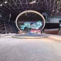 China Relle Anti-Slip, Wear-Resistant & Stain-Resistant Rubber Flooring for Exhibition Halls for sale
