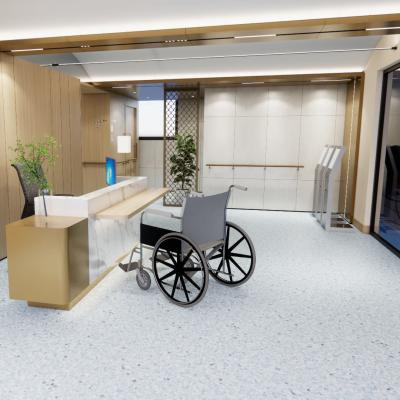 China Anti - Slip Durable Homogeneous Flooring for Nursing Homes for sale