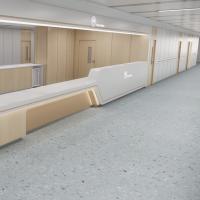 China Antibacterial Easy-Clean Commercial Hospital Floor Vinyl for sale