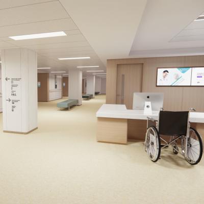 China Slip-Resistant Hygienic Vinyl Flooring for Nursing Homes – Medical-Grade Durable Version for sale