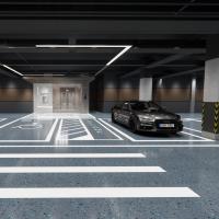 China Wear-Resistant Non-Slip Safety Flooring for Parking Lot Vehicle Traffic Areas for sale