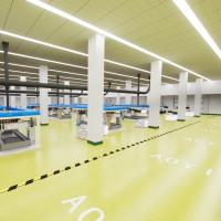 China High Load Bearing Non Slip Vinyl Safety Flooring Wear Chemical Resistant for Warehouse Logistics Areas for sale