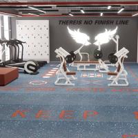 China Gym-Specific Anti-slip Wear-resistant Emery Safety Floor for sale