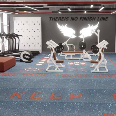 China Gym-Specific Anti-slip Wear-resistant Emery Safety Floor for sale