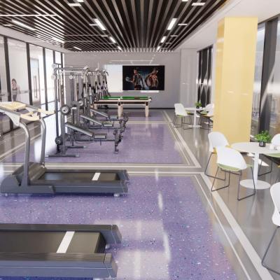 China Sports Venue High Wear-resistant Anti-slip Emery Floor for sale