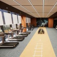 China Professional Gym Wear-resistant Anti-slip Safety Emery Floor for sale