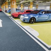 China Relle Wear-Resistant Carborundum Flooring for Basement Parking for sale
