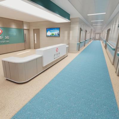 China Relle Hospital R11 Grade Anti-Slip Carborundum Flooring (Antibacterial Easy-Clean) for sale